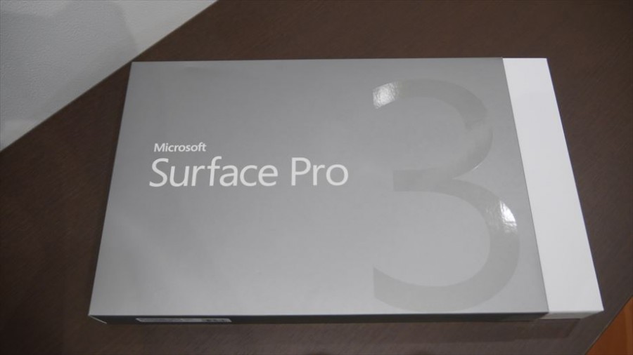 Surface Pro 3 】 早速購入、開封とサイズ比較！ #surfaceJP - 明日やります